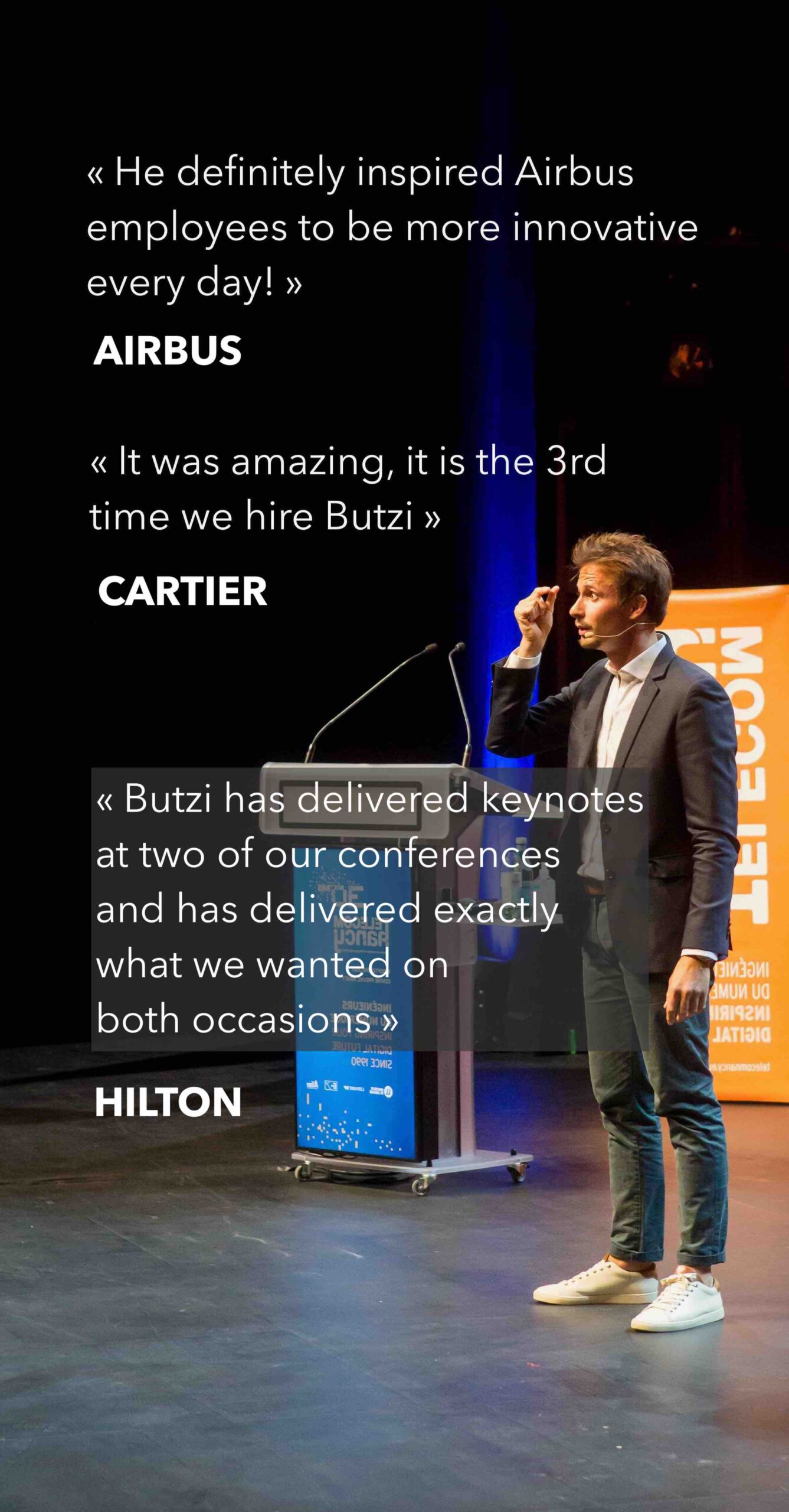 Contact Butzi | Let's talk about your event!